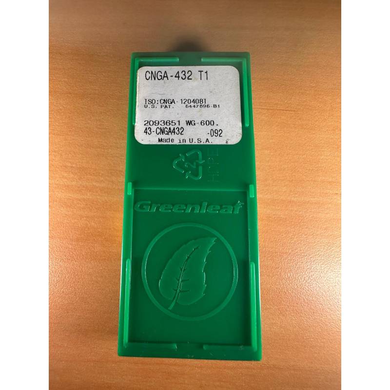 Greenleaf Ceramic Insert - CNGA-432 T1 WG600