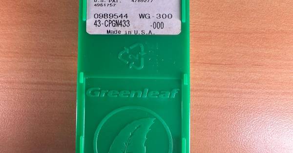 Greenleaf Ceramic Insert - CPGN-433 T1 WG300