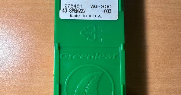 Greenleaf Ceramic Insert - SPGN - Eureka