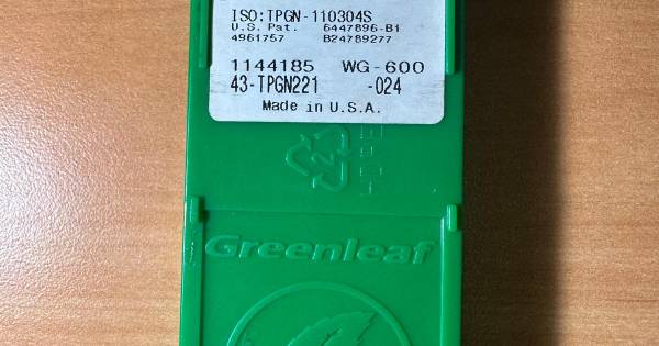 Greenleaf Ceramic Insert - TPGN
