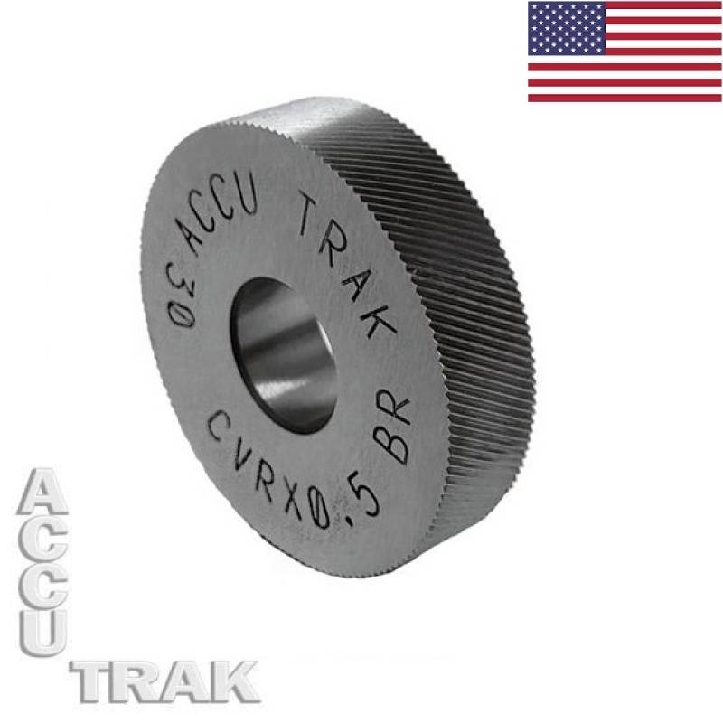 Accu Trak "CV" Series Metric Cut Type Knurls Circular Pitch Hi-Cobalt Steel
