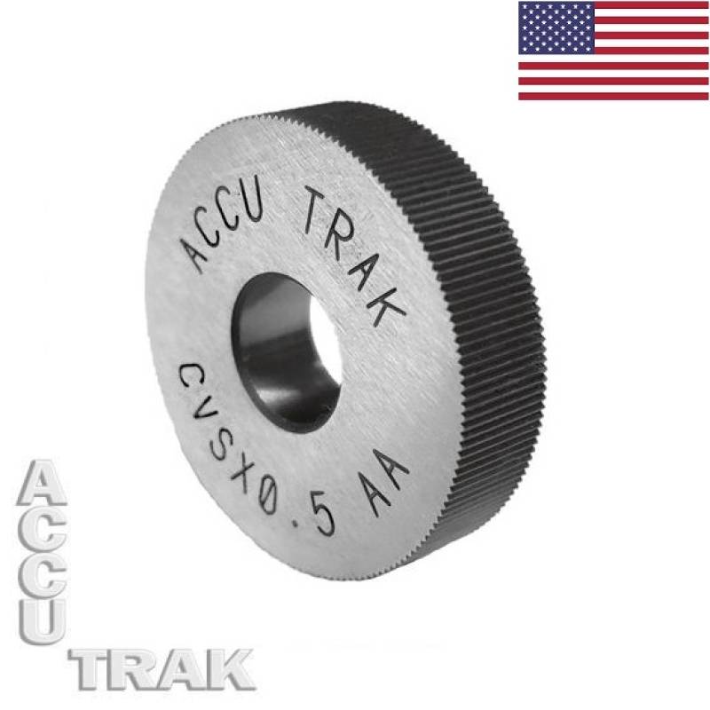 Accu Trak "CV" Series Metric Cut Type Knurls Circular Pitch Hi-Cobalt Steel